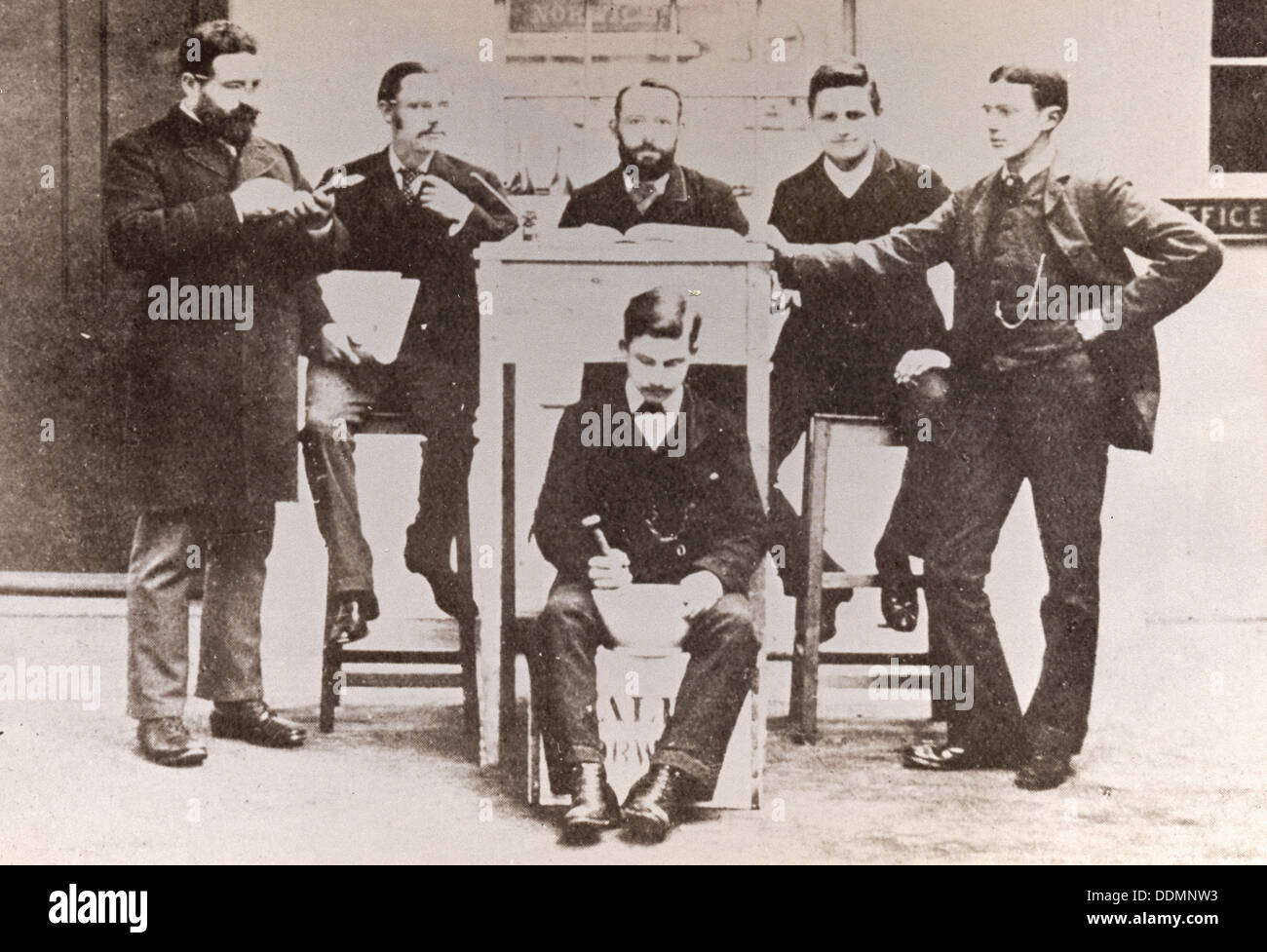 Office staff of Caley, Norwich, Norfolk, 1885. Artist: Unknown Stock ...