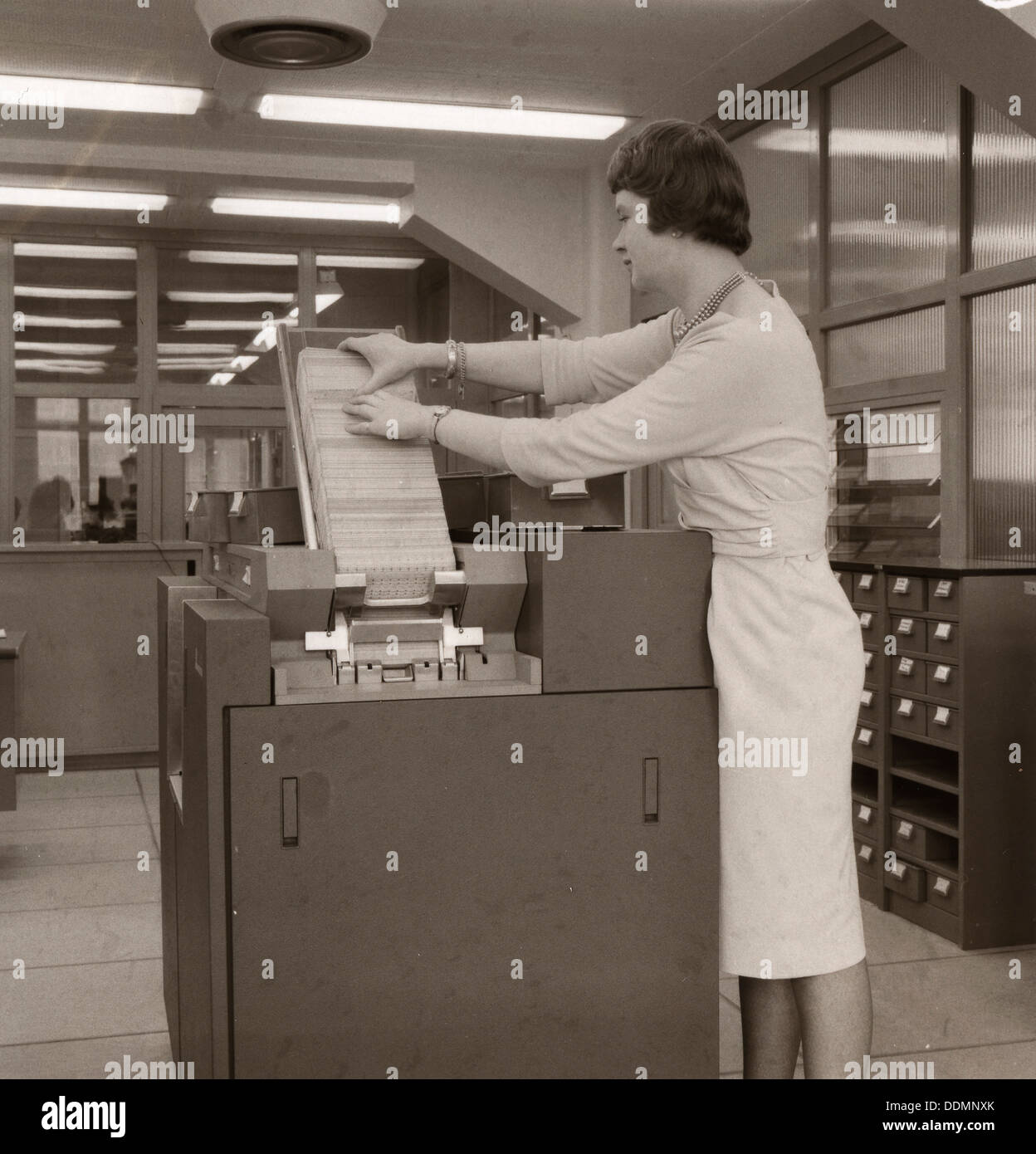1960s female computer black and white hi-res stock photography and ...