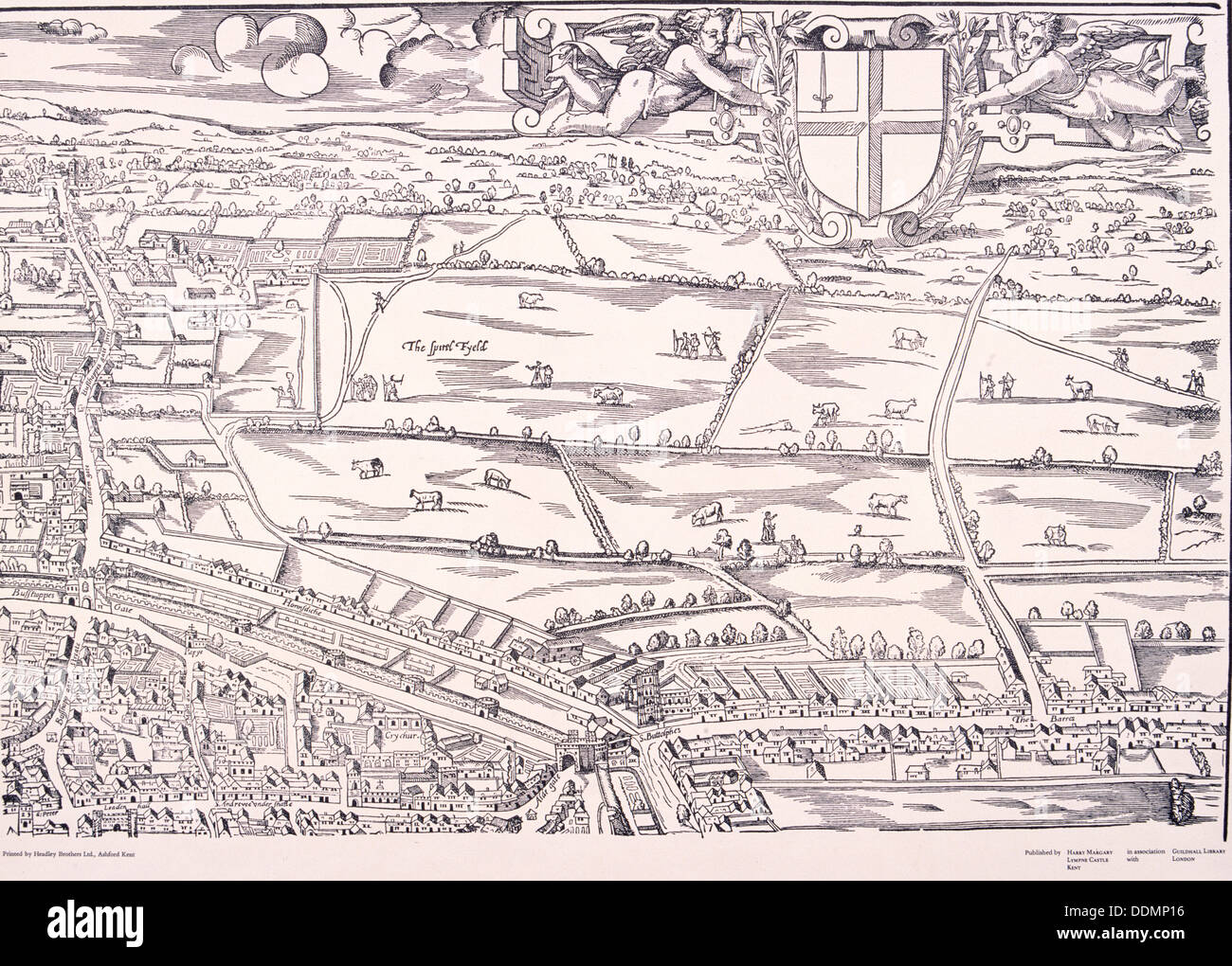 'Agas' Map of London, c1561. Artist: Unknown Stock Photo - Alamy