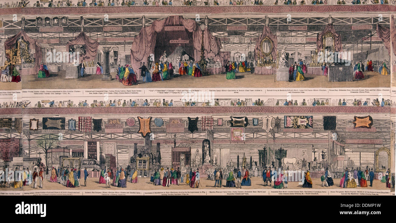 Great Exhibition, Crystal Palace, Hyde Park, London, 1851. Artist Stock ... Great Exhibition, Crystal Palace, Hyde Park, London, 1851. Artist Stock ...