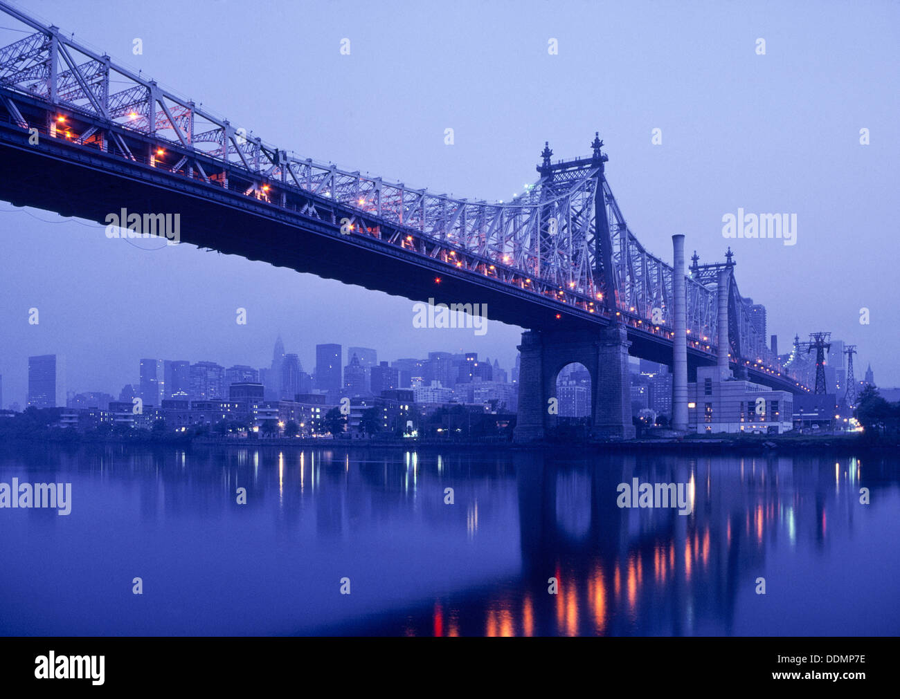 Ed Koch, Queensboro, 59th Street Bridge, viewed from Long Island City ...