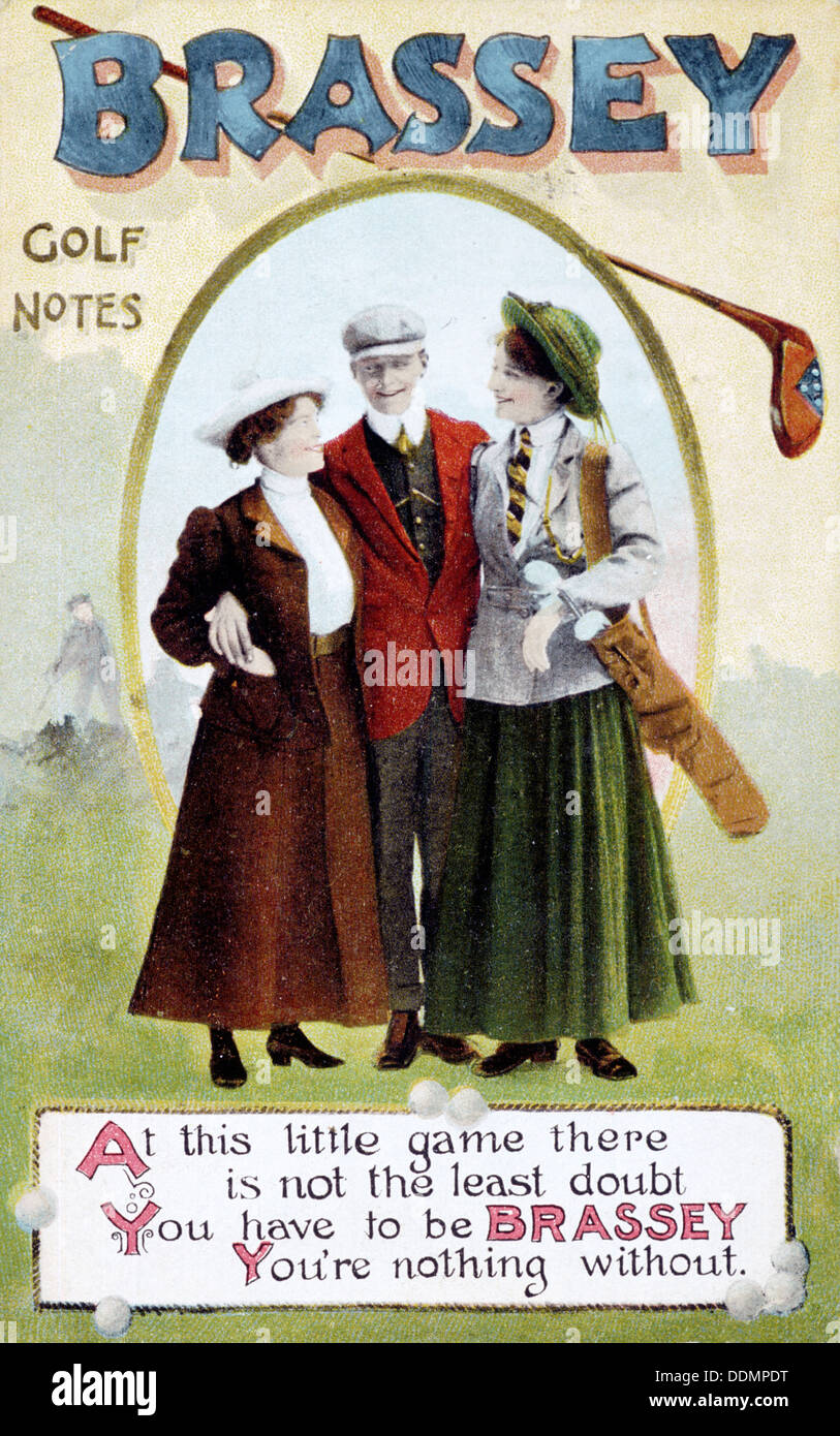 'Brassey', Golf notes, 1903. Artist: Unknown Stock Photo - Alamy
