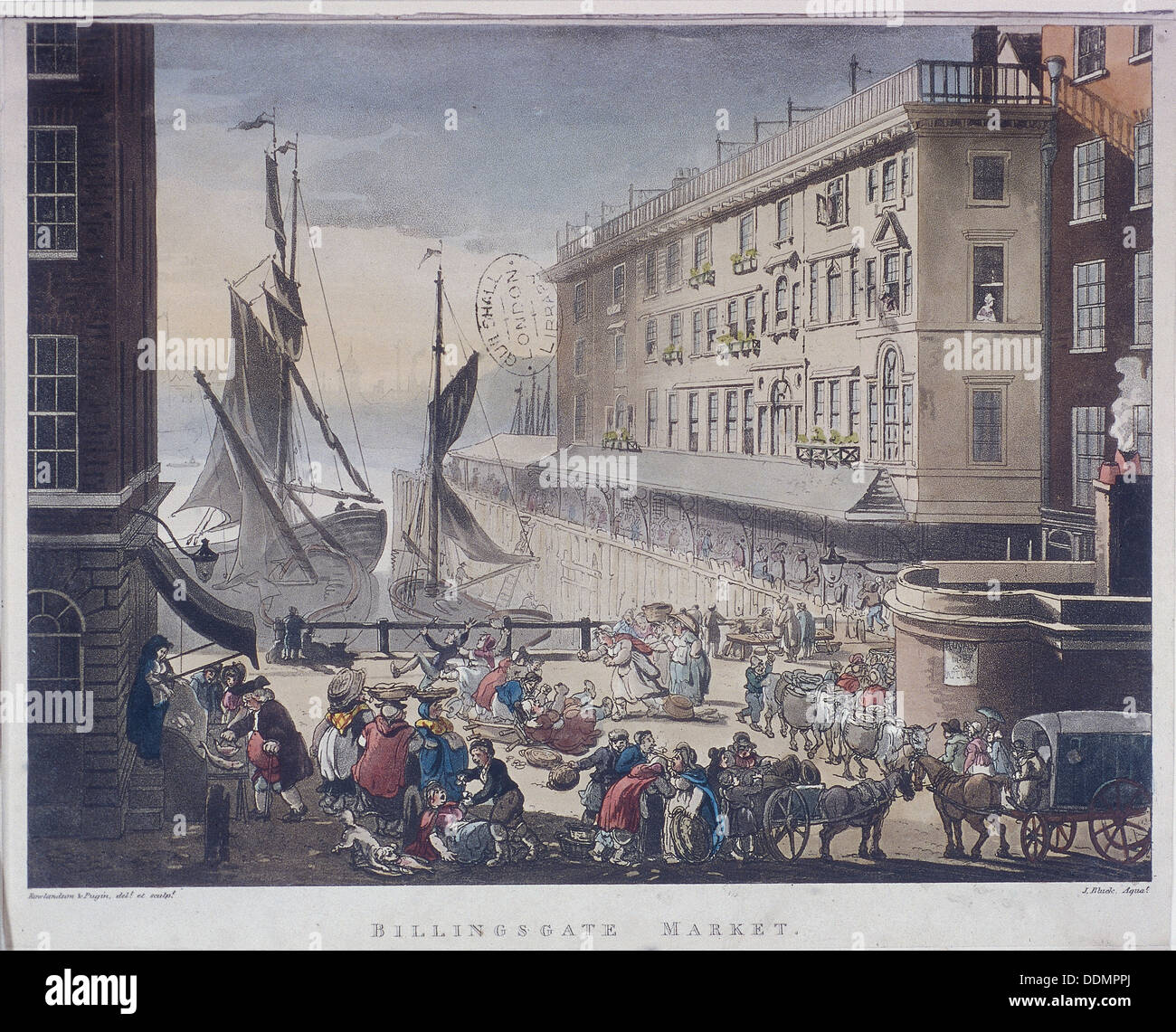 Billingsgate market 19th century hi-res stock photography and images ...
