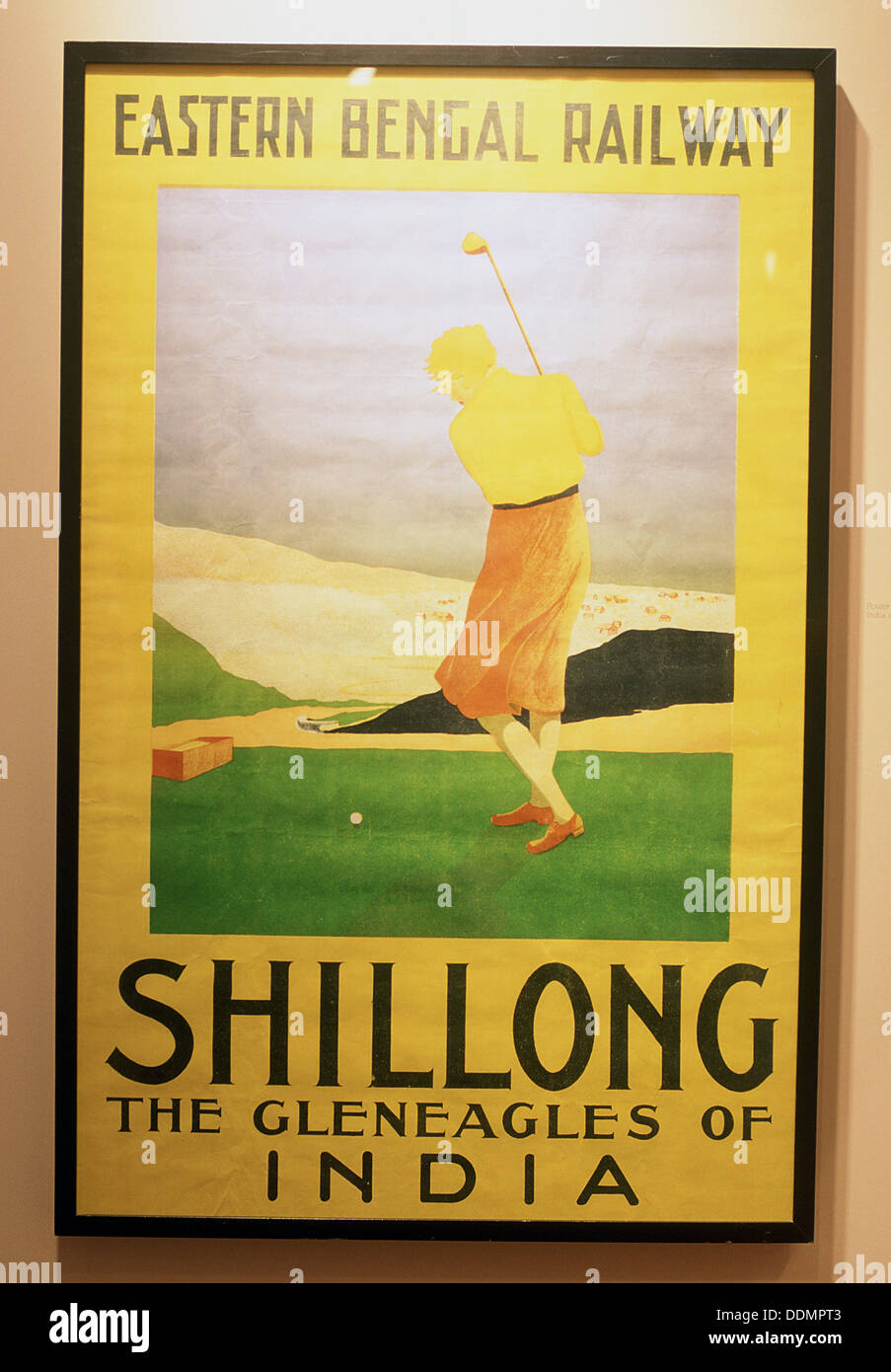 Railway india poster hi-res stock photography and images - Alamy