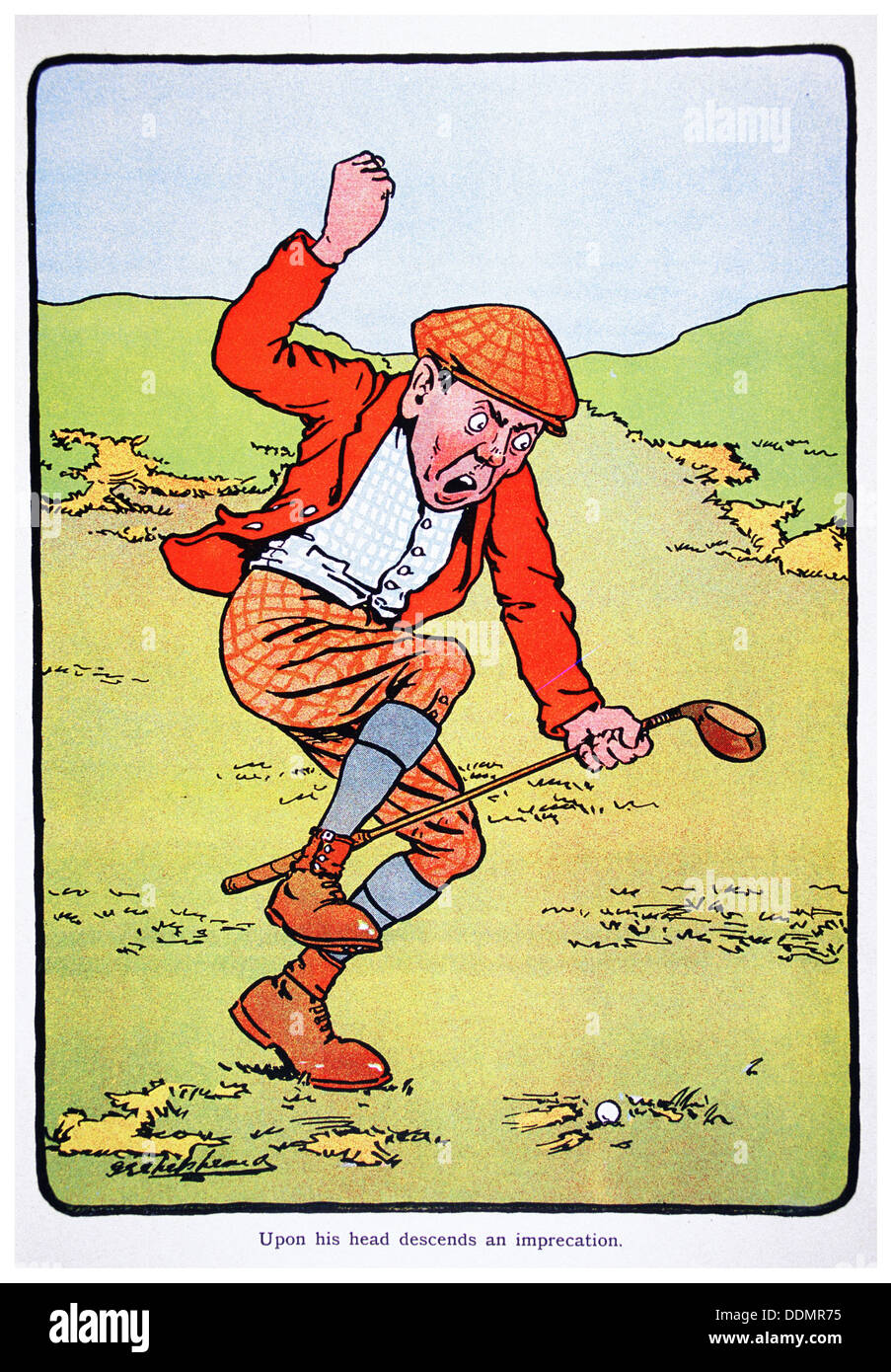 Angry golfer hi-res stock photography and images - Alamy