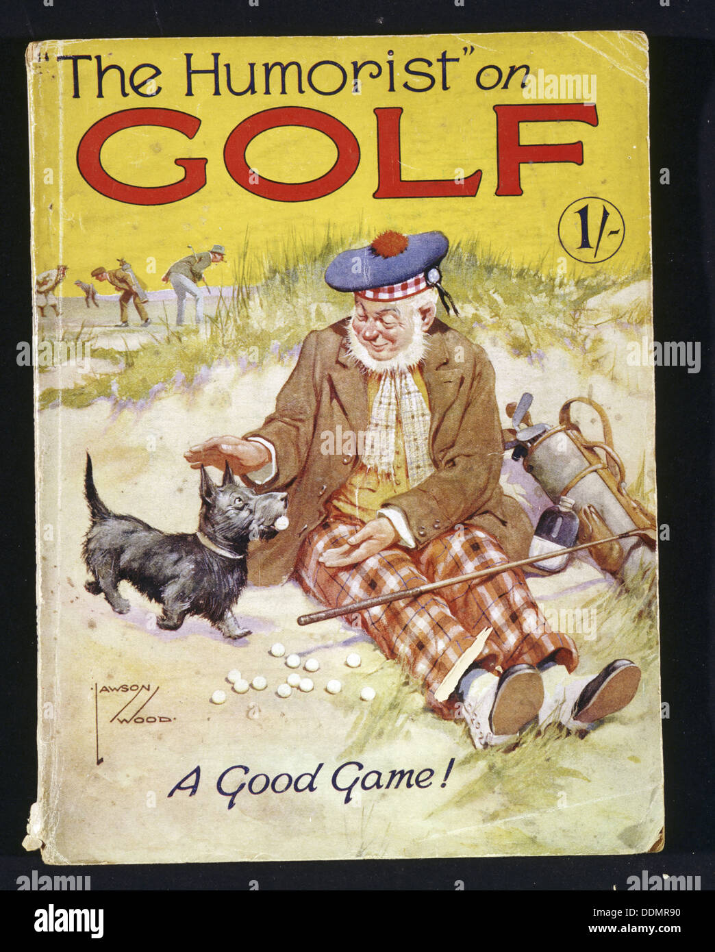 Book cover , The Humorist on Golf, British, c1900. Artist: Unknown ...
