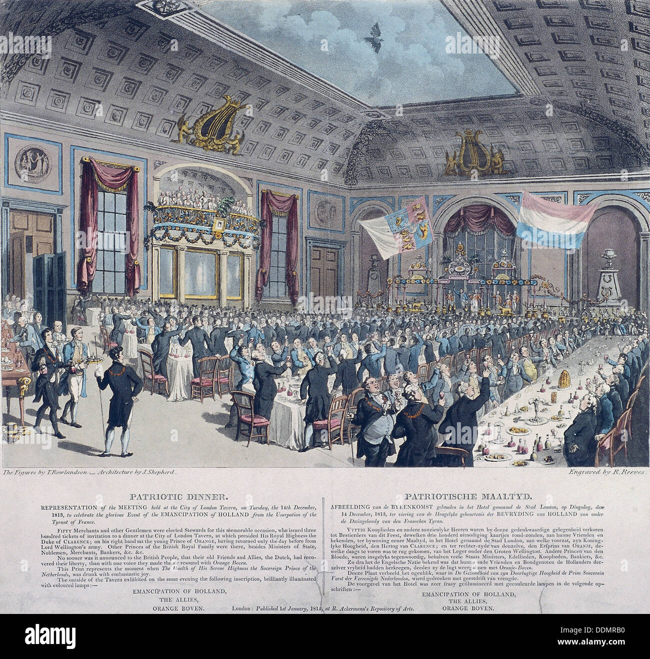 Bishopsgate Street, London, 1814. Artist: R Reeves Stock Photo - Alamy