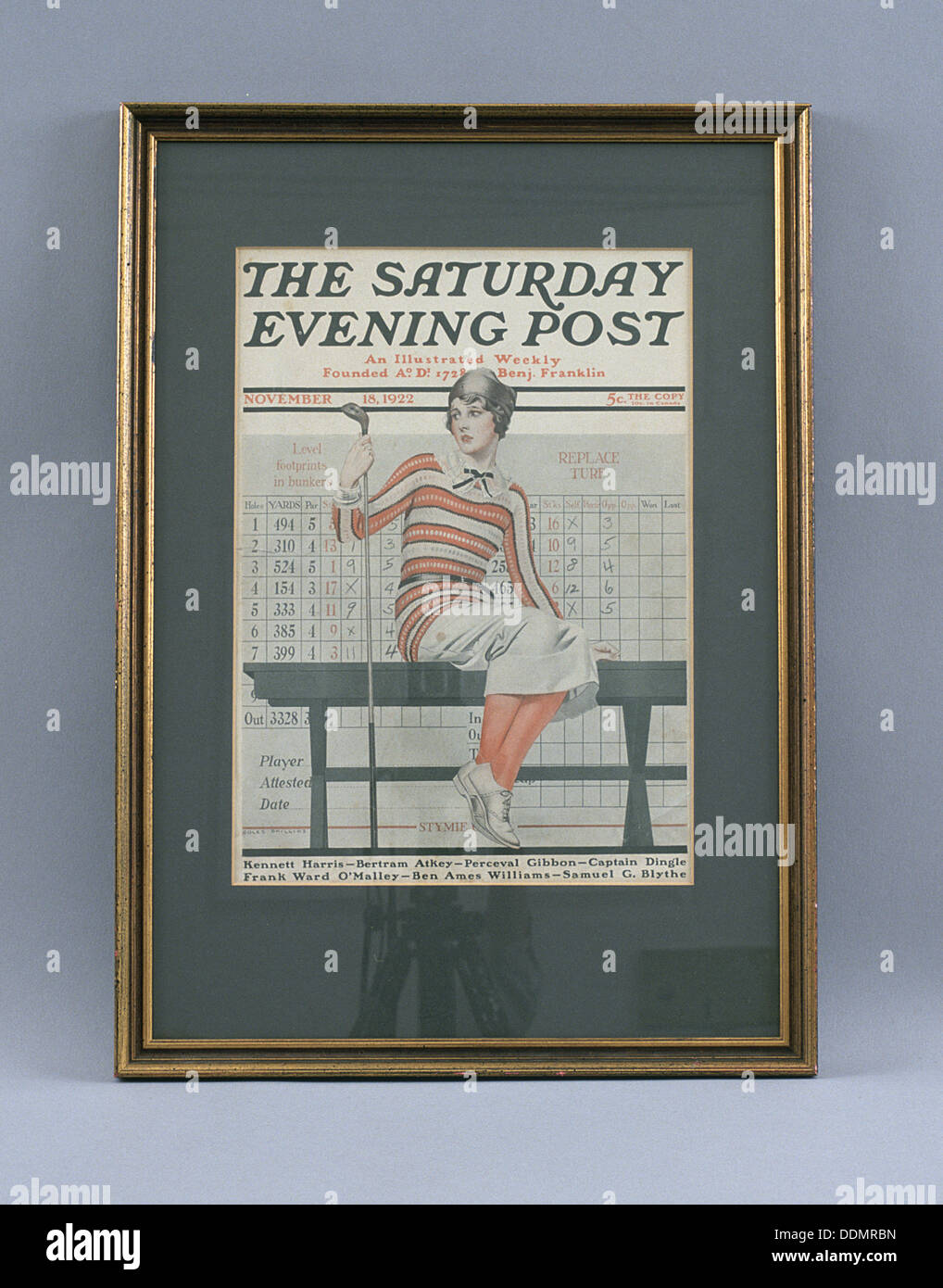 The Saturday Evening Post Magazine Cover High Resolution Stock ...