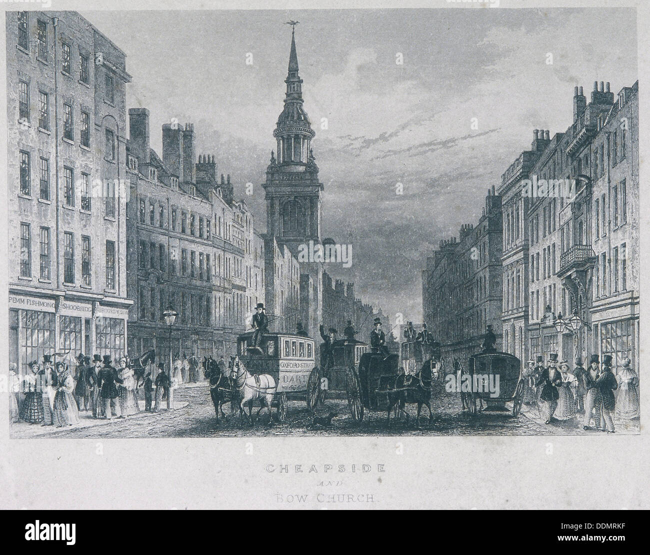 Cheapside, London, c1830. Artist: Anon Stock Photo - Alamy