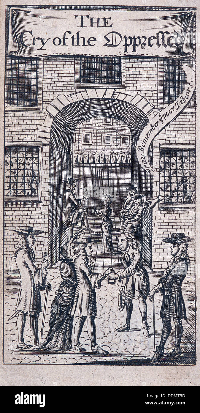 Fleet Prison, London, 1691. Artist: Anon Stock Photo - Alamy