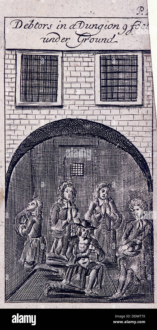 Fleet Prison, London, 1691. Artist: Anon Stock Photo - Alamy