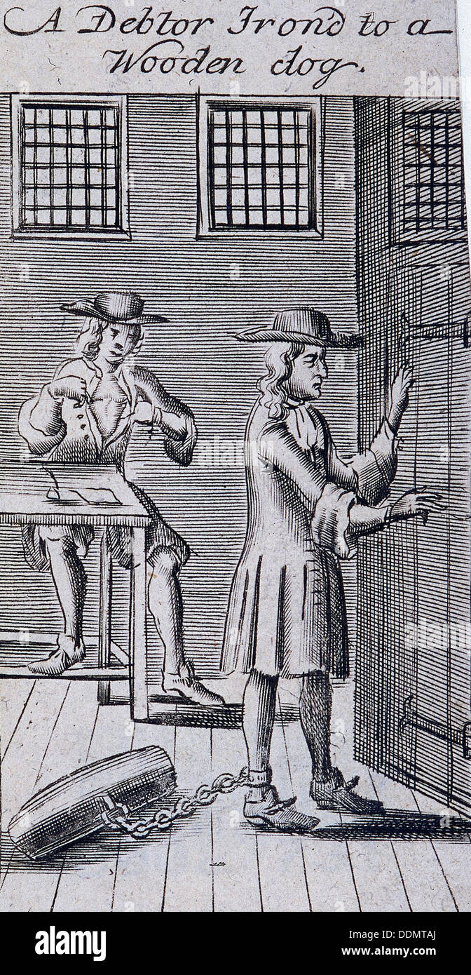 Fleet Prison, London, 1691. Artist: Anon Stock Photo - Alamy