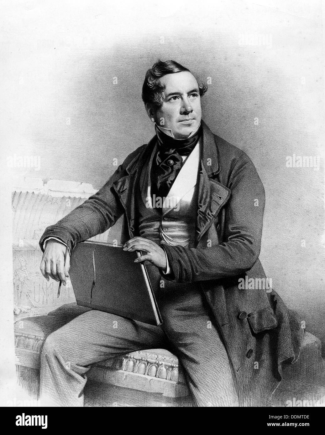 David Roberts (1796-1864), British artist, self-portrait. Artist ...