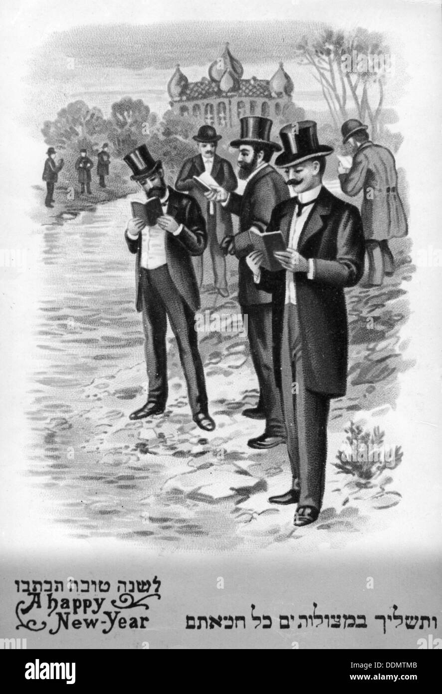 New year card man Black and White Stock Photos & Images - Alamy