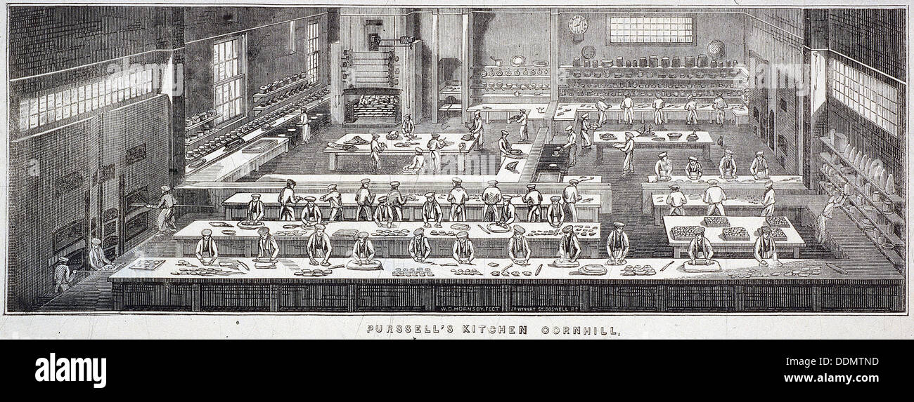 Cornhill, London, 1840. Artist: WD Hornsby Stock Photo - Alamy