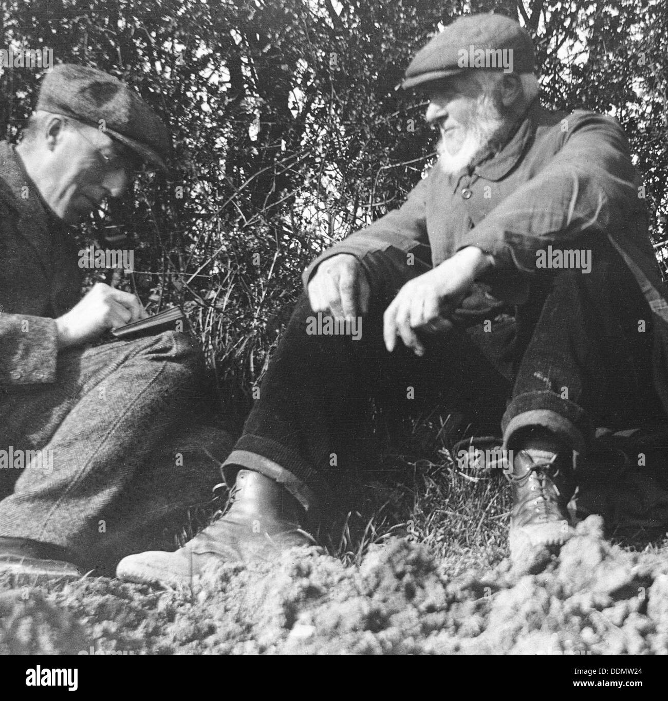 Cecil Sharp and Edwin Clay, Brailes, Warwickshire, (c1900-1910) Artist ...