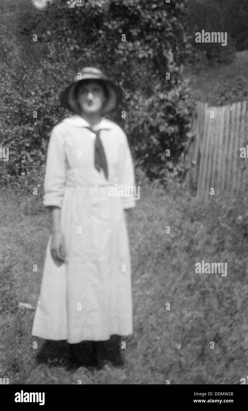 Maud Karpeles, Appalachia, USA, c1917. Artist: Cecil Sharp Stock Photo ...