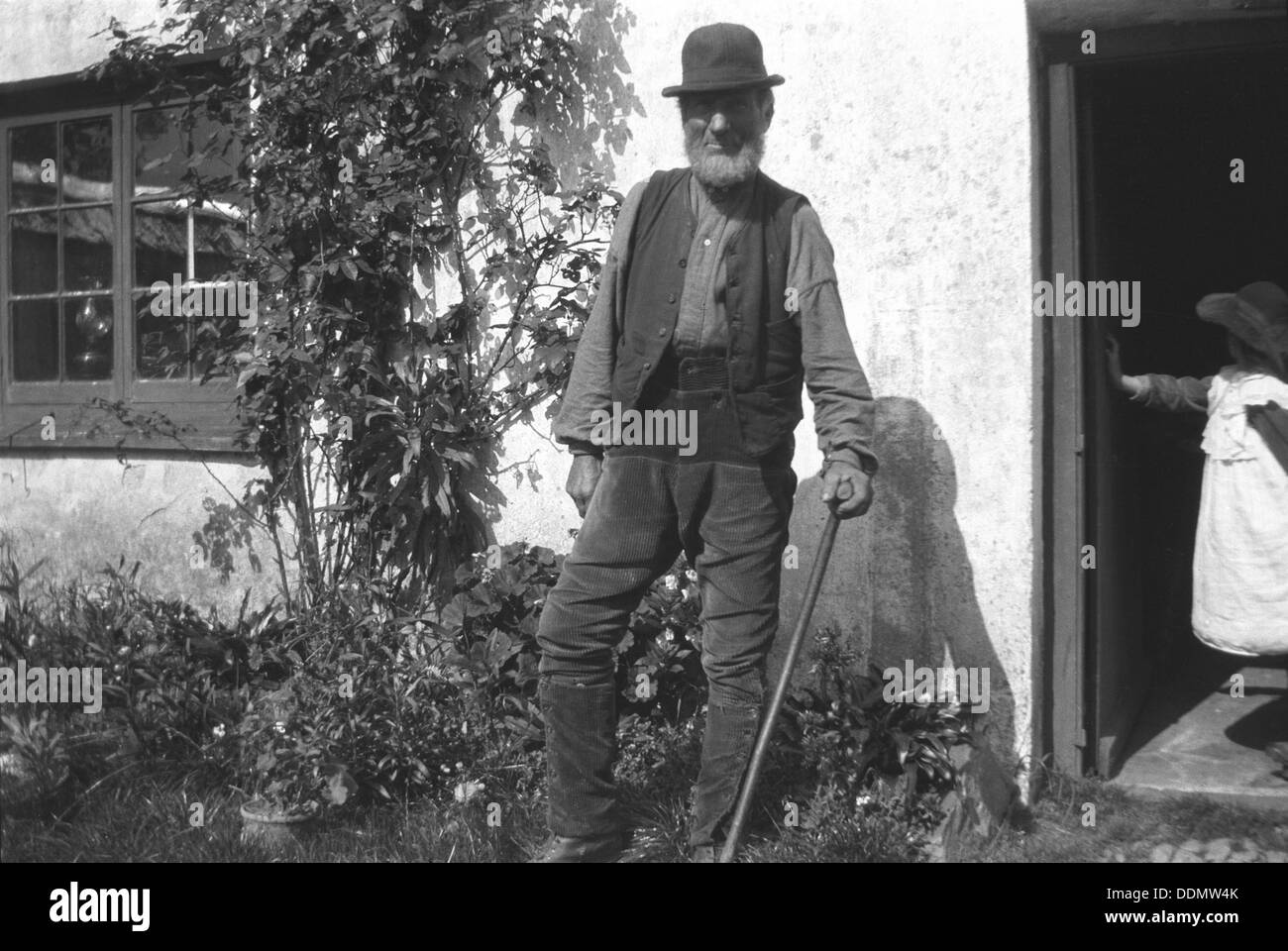William Nott, Meshaw, Devon, 1905-1908. Artist: Cecil Sharp Stock Photo ...
