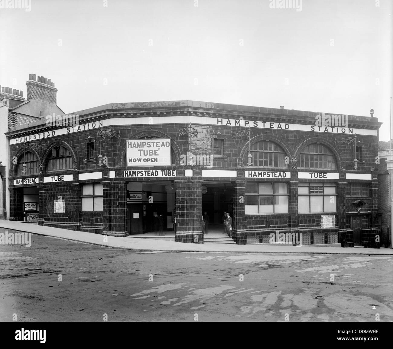 Hampstead Underground Station, Hampstead, London, 1907. Artist: Bedford ...