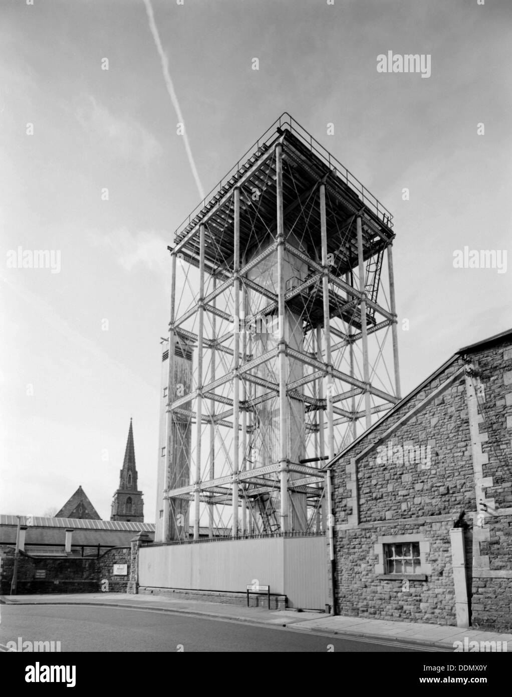 Water tower great western railway Black and White Stock Photos & Images ...