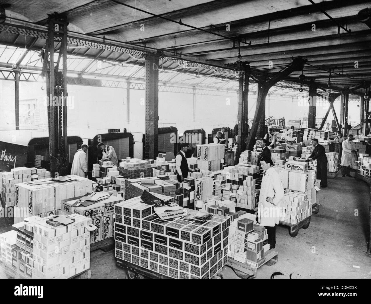 Cadburys chocolate factory Black and White Stock Photos & Images - Alamy