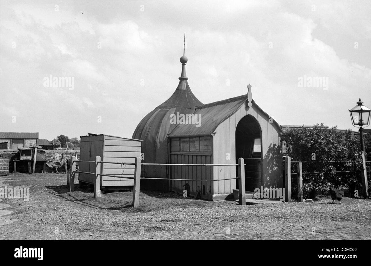 Tottenhill mill yard, Sporle, Norfolk, 1936. Artist: HES Simmons Stock ...