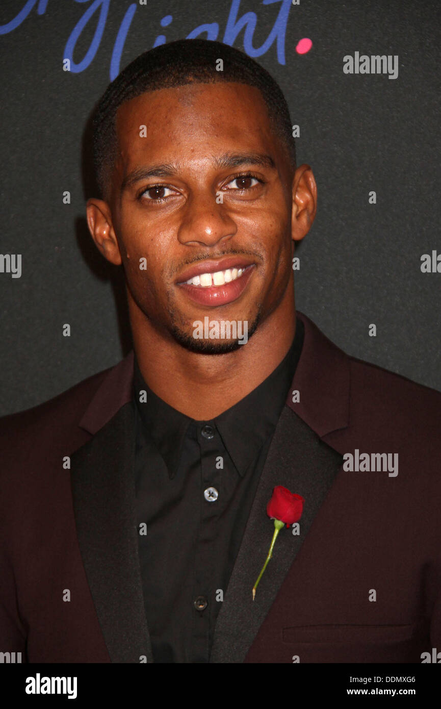New York, New York, USA. 4th Sep, 2013. Football player VICTOR CRUZ ...