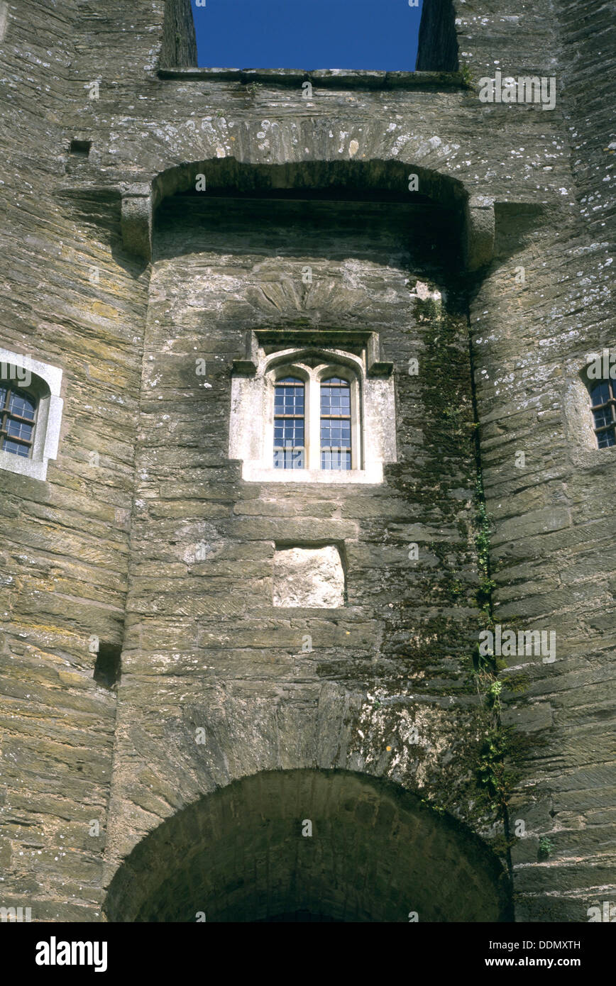 Berry Pomeroy Castle, Devon, 1996. Artist: J Bailey Stock Photo - Alamy