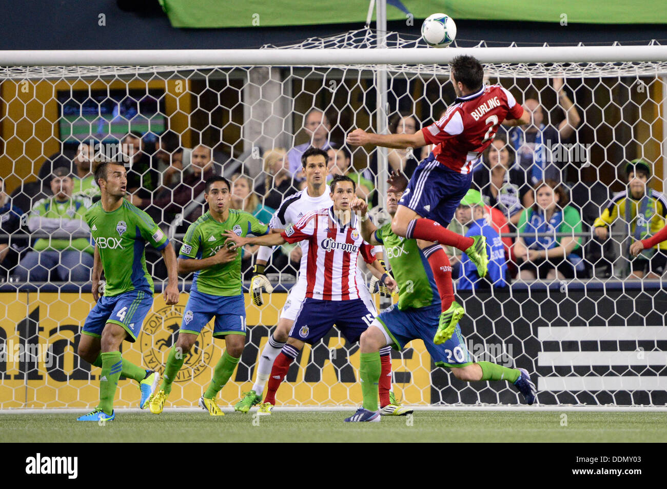 Seattle, Washington, USA. 04th Sep, 2013. Chivas USA defender Bobby ...