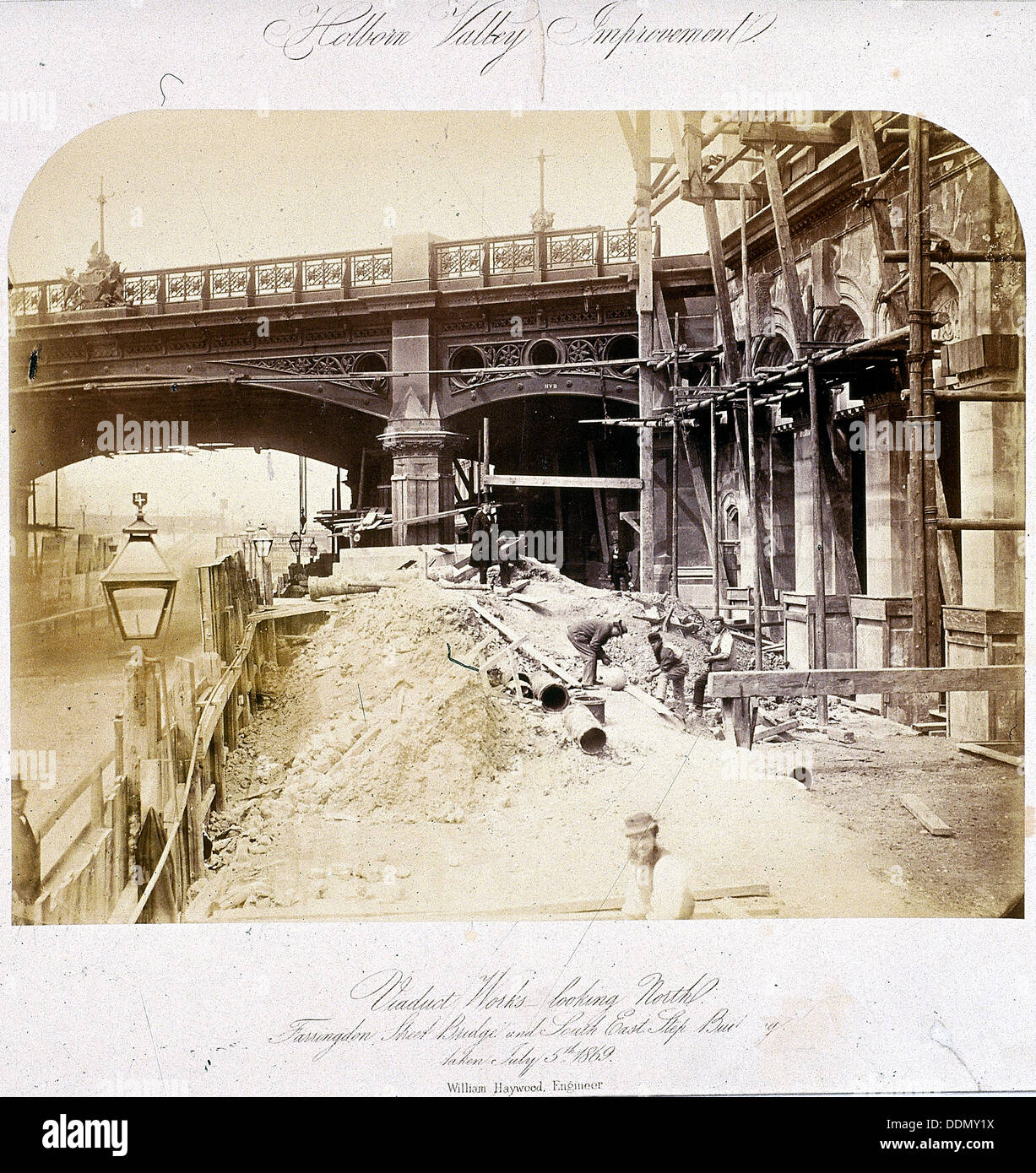 Holborn Viaduct, London, 1869. Artist: Anon Stock Photo - Alamy