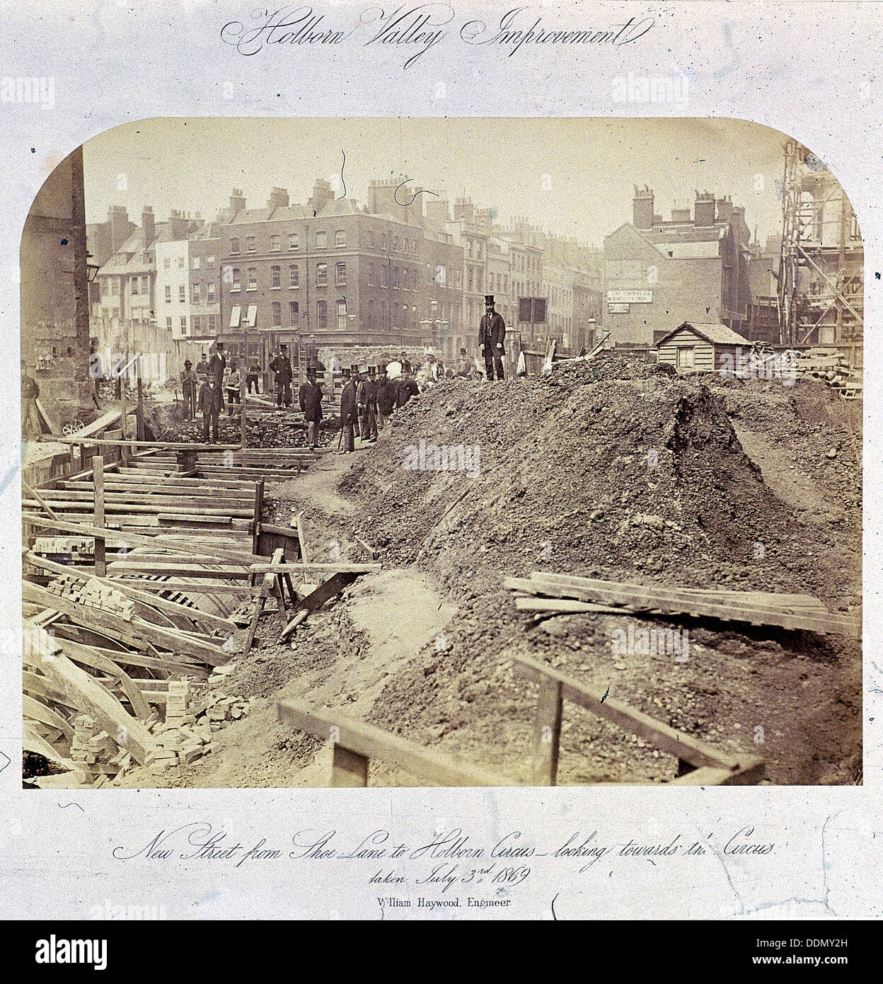 Holborn Viaduct, London, 1869. Artist: Anon Stock Photo - Alamy