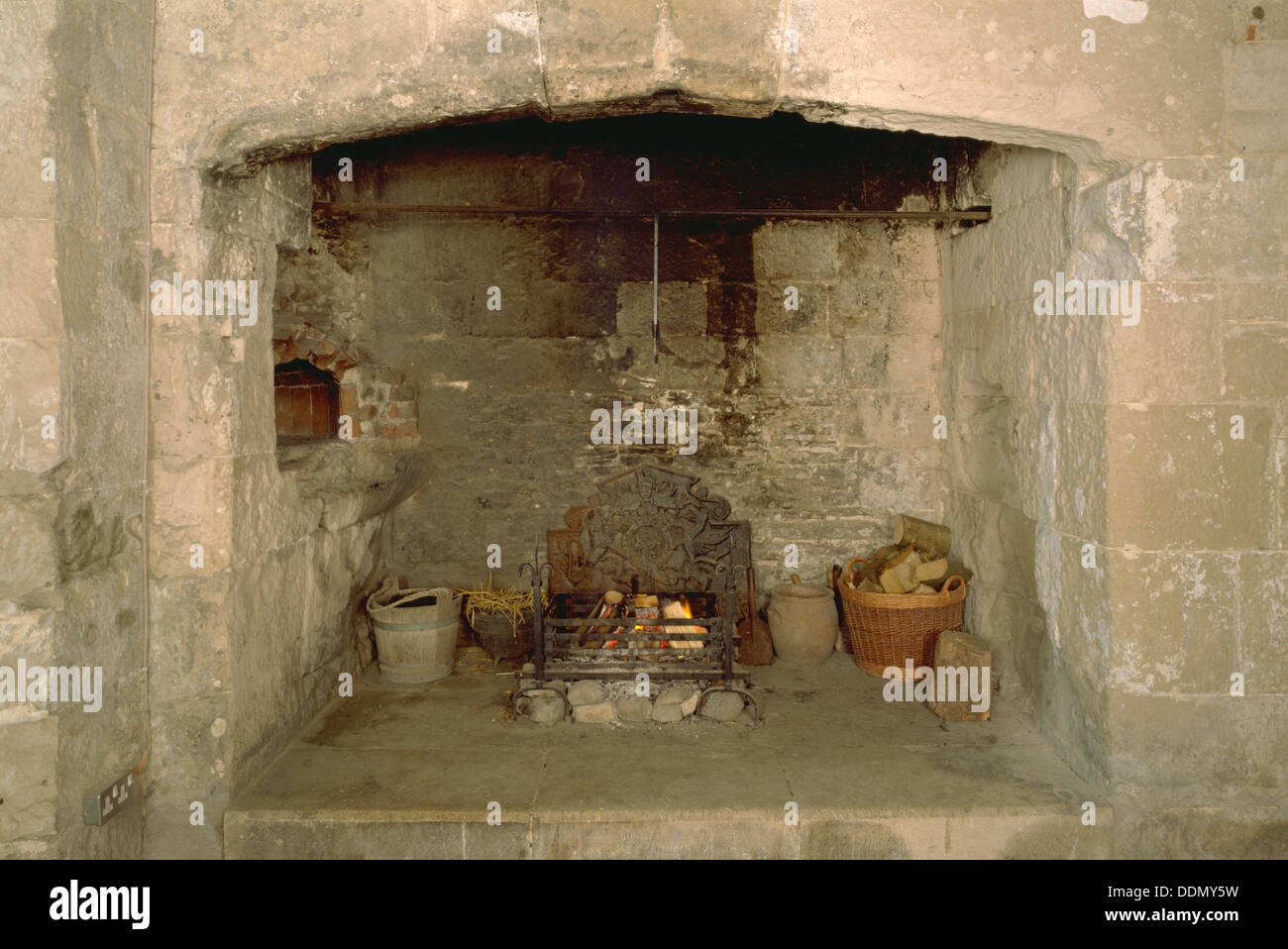 Kitchen hearth, Portland Castle, Weymouth, Dorset, 1998. Artist: J ...
