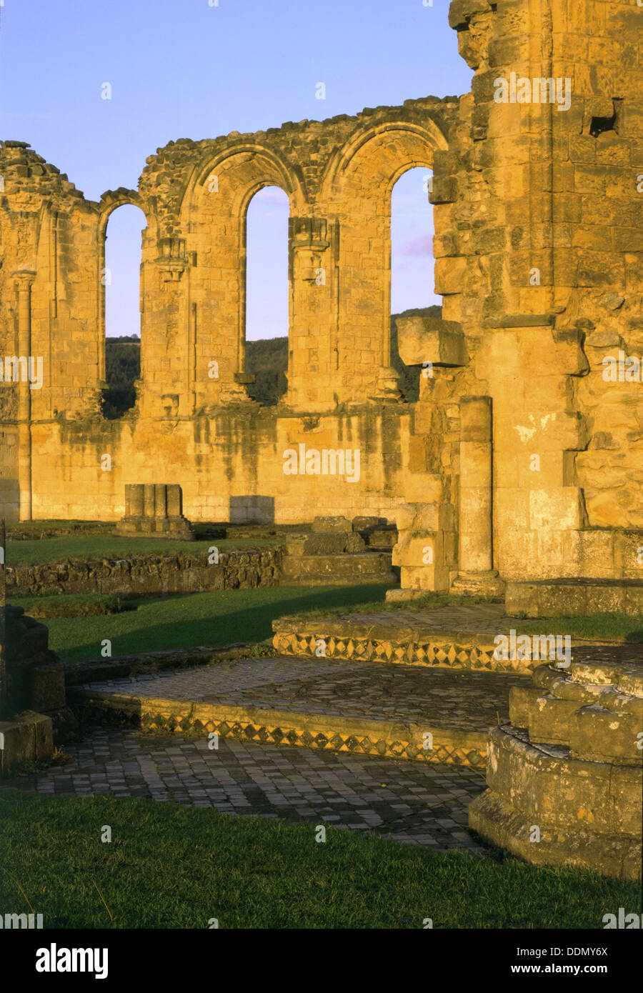 Byland Abbey, North Yorkshire, 1998. Artist: J Richards Stock Photo - Alamy