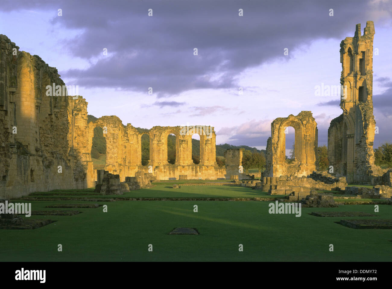 Abbey church, Byland Abbey, North Yorkshire, 1998. Artist: J Richards ...
