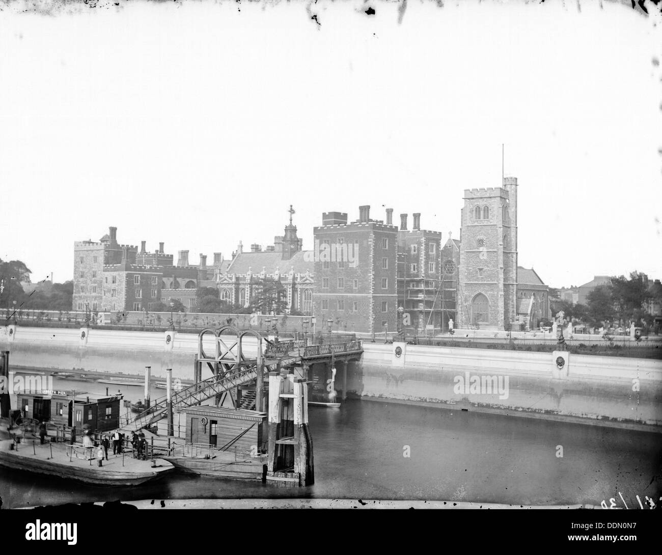 Lambeth Palace, Lambeth, Greater London, 1875. Artist: Henry Taunt ...
