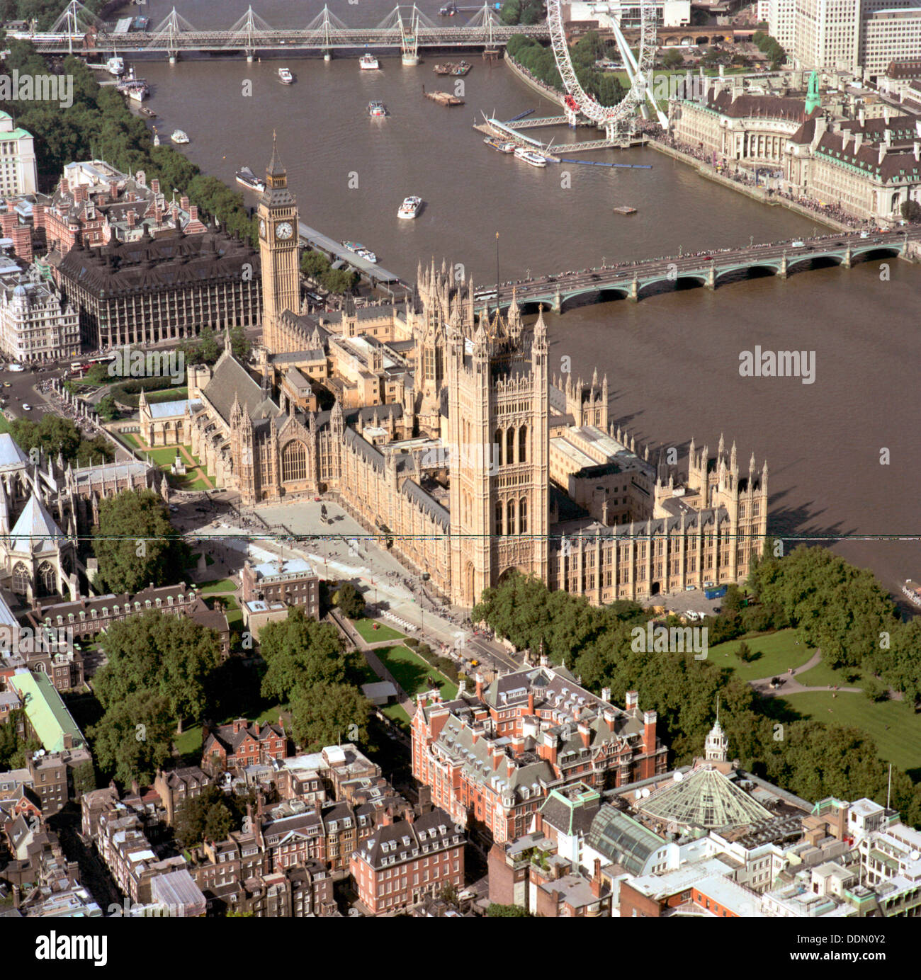 The Houses of Parliament, Westminster, London, 2002. Artist: EH/RCHME ...