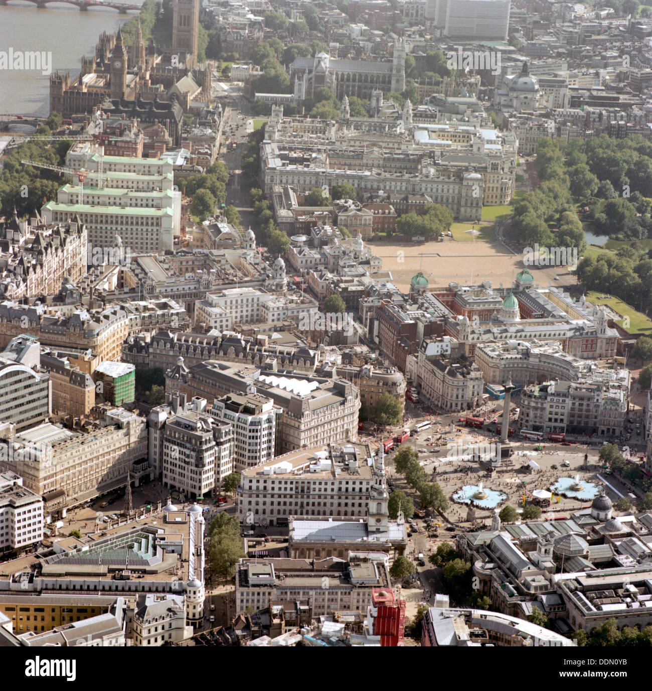Aerial view of Westminster, London, 2002. Artist: EH/RCHME staff ...