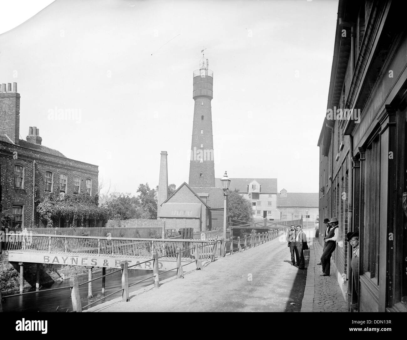 Mill Lane, Reading, Berkshire, 1890. Artist: Henry Taunt Stock Photo ...