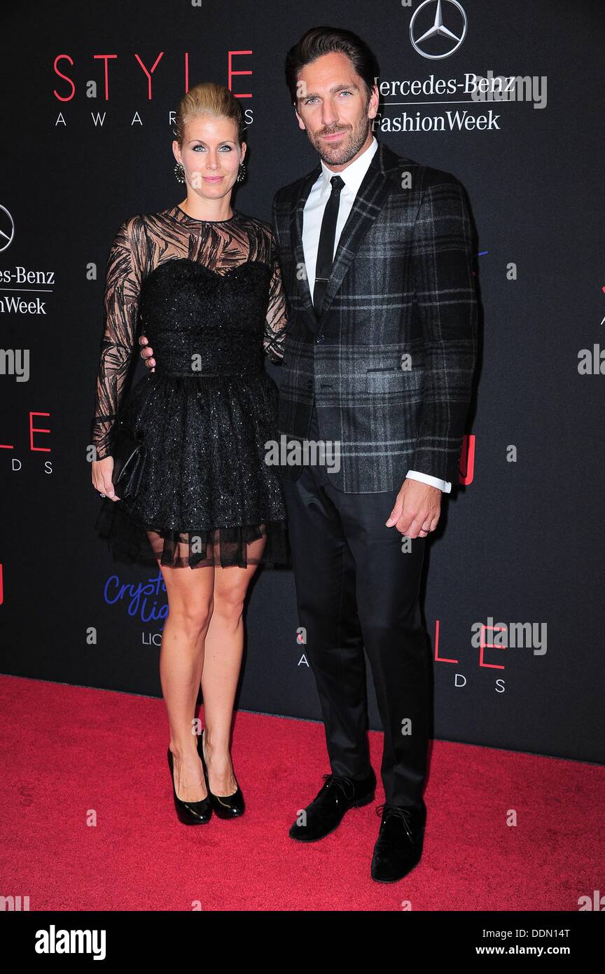 New York, NY. 4th Sep, 2013. Therese Andersson, Henrik Lundqvist at arrivals for 2013 Style ...