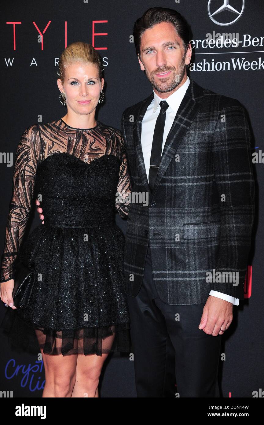 New York, NY. 4th Sep, 2013. Therese Andersson, Henrik Lundqvist at arrivals for 2013 Style ...