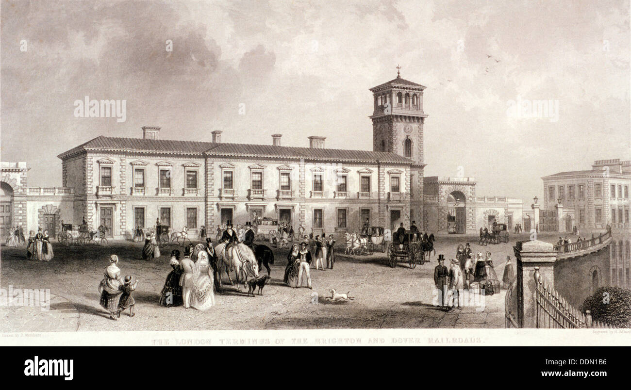 London bridge station 19th century hi-res stock photography and images ...