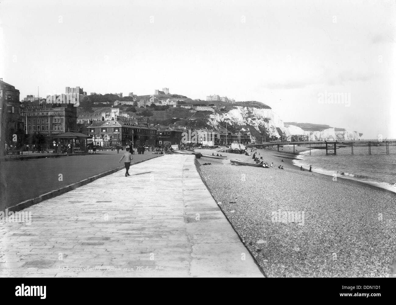 The Esplanade at Dover, Kent, 1890-1910. Artist: Unknown Stock Photo ...