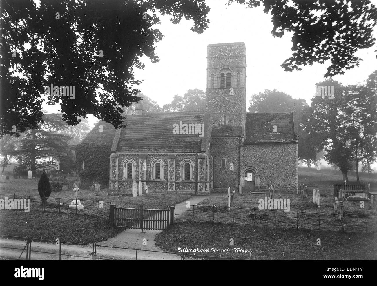 St Mary's Church, Gillingham, Norfolk, 1890-1910. Artist: Unknown Stock ...