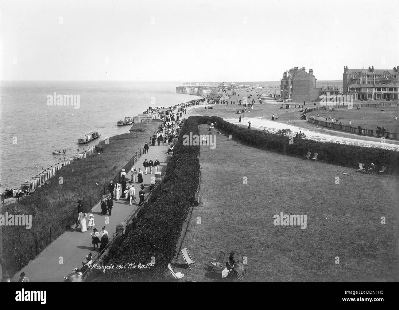 The front at Margate, Kent, 1890-1910. Artist: Unknown Stock Photo - Alamy