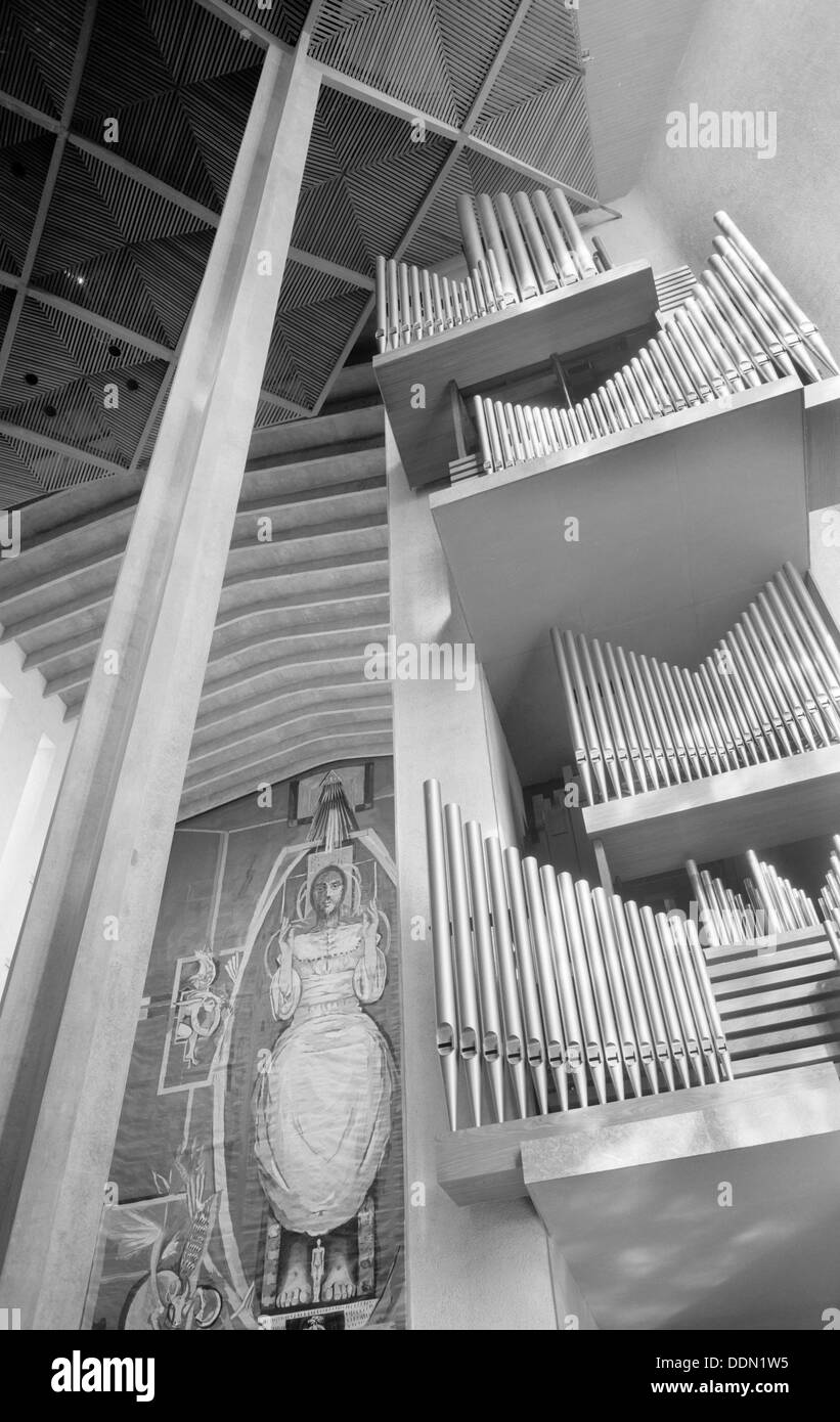 Organ pipes, Coventry Cathedral, Coventry, West Midlands, 1962-1980 ...