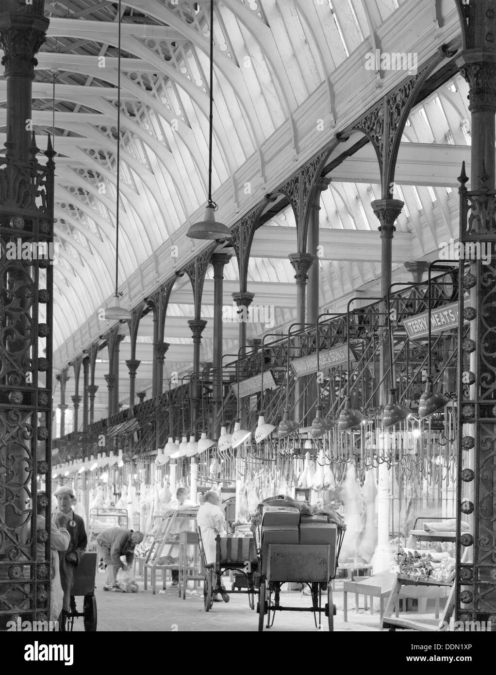 Smithfield Meat Market, London, c1950s? Artist: EH/RCHME staff ...