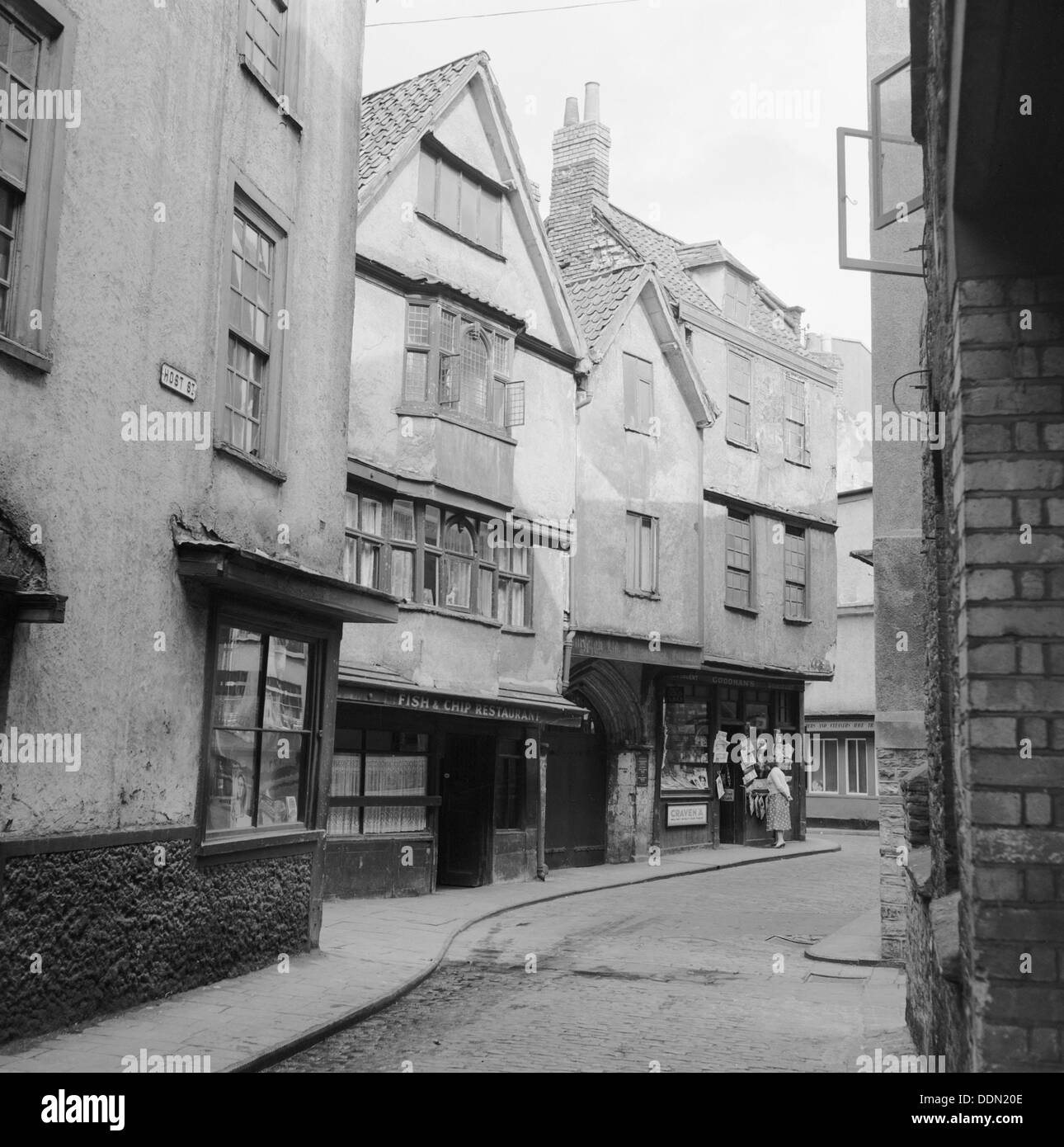 Bristol street view Black and White Stock Photos & Images - Alamy