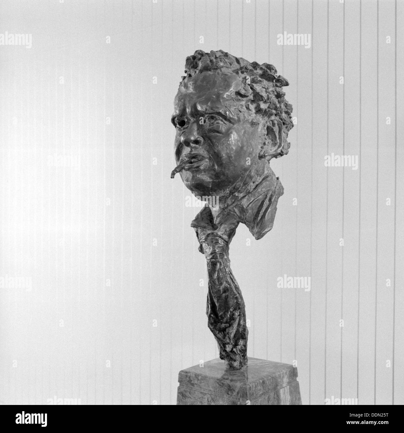 Sculpture of Dylan Thomas at the Royal Festival Hall, South Bank ...