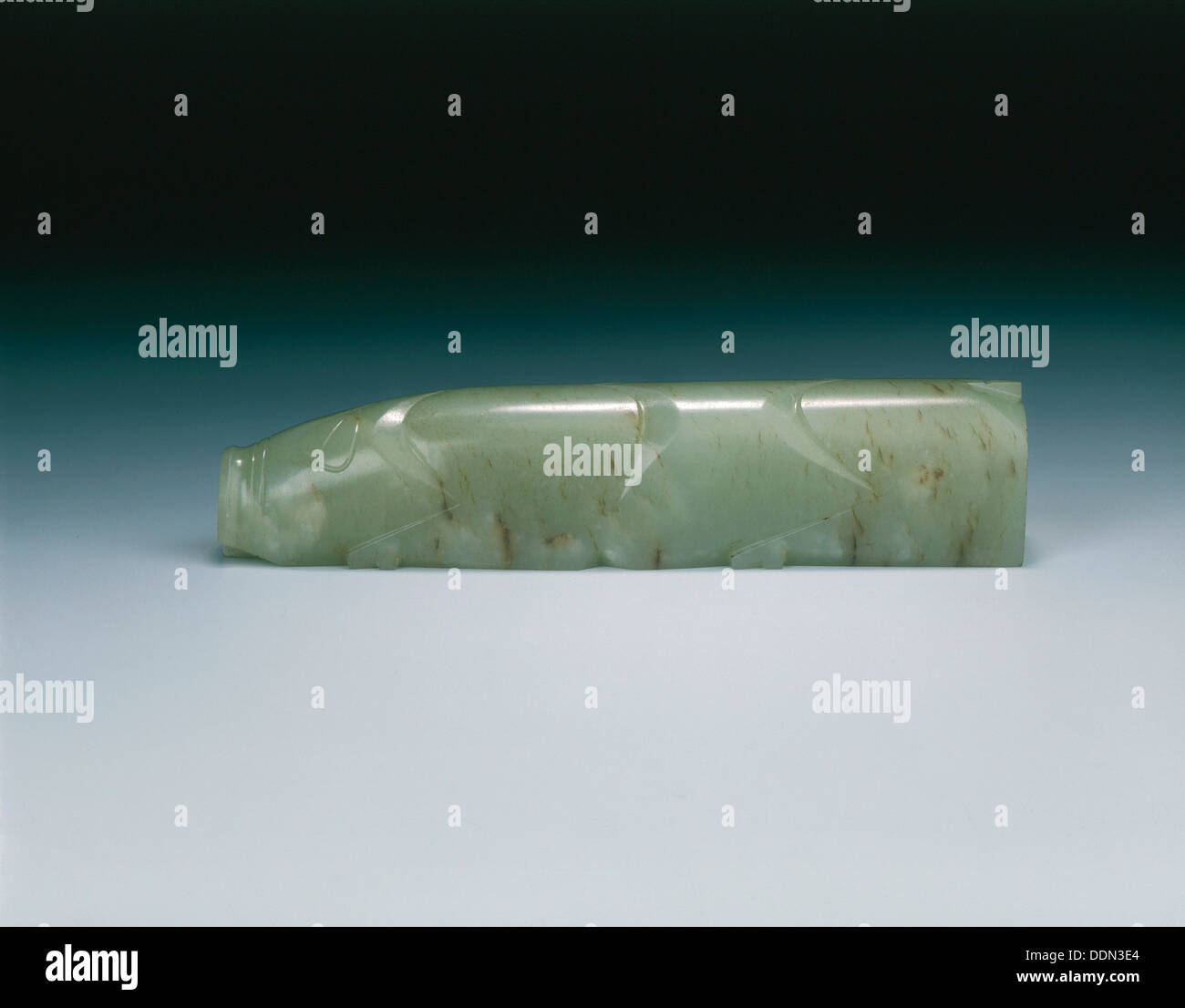 Stylised jade pig, Han dynasty, China, 206 BC-220. Artist: Unknown ...