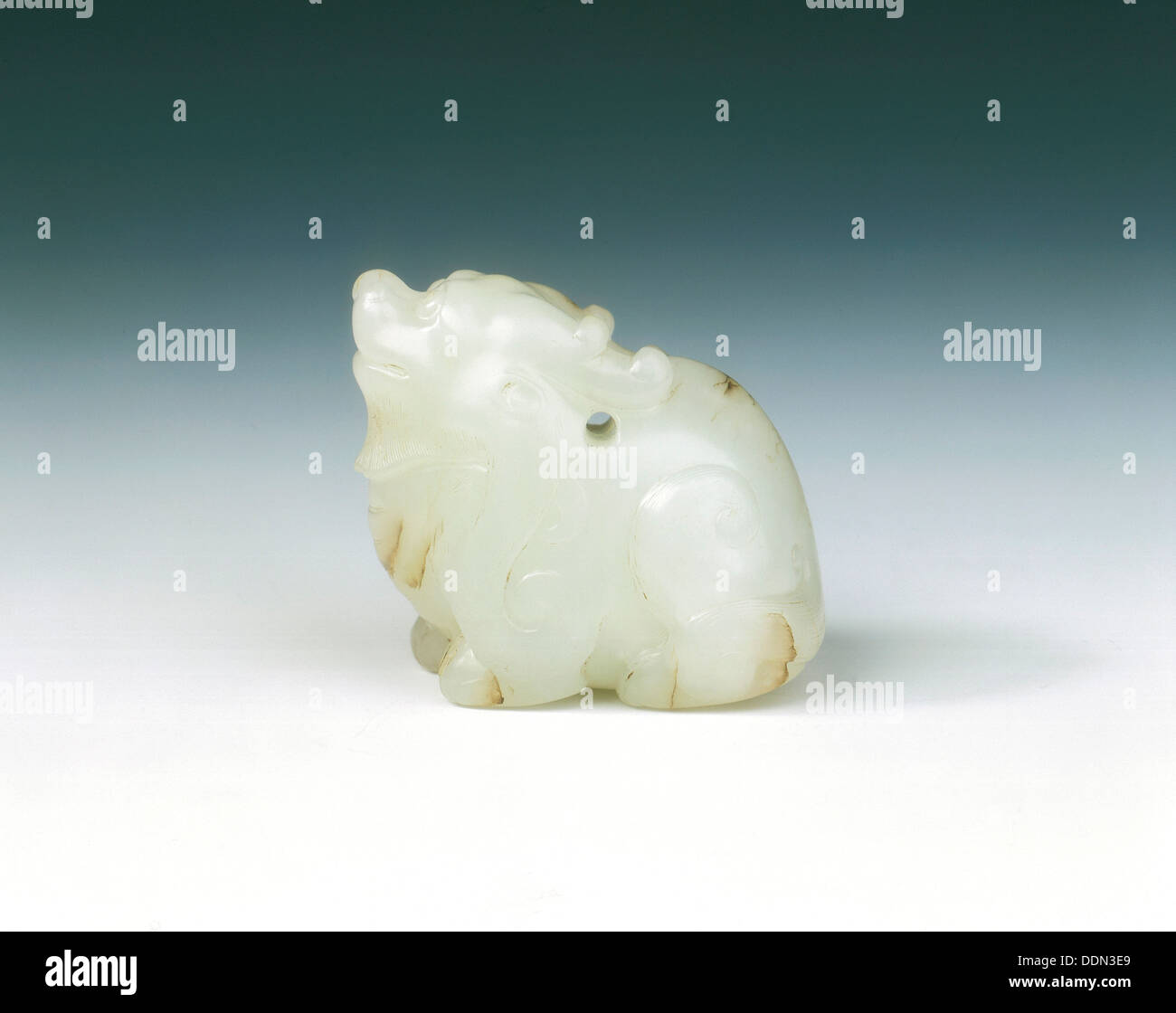 White jade qilin pendant, Southern Song dynasty, China, 1127-1279 ...